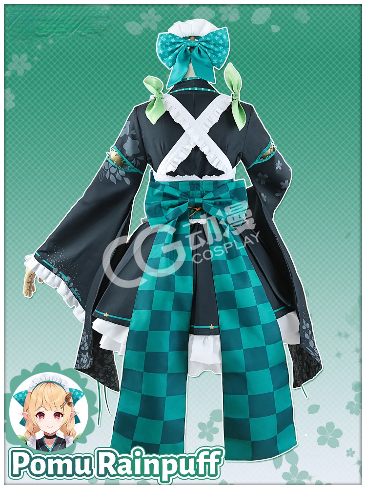 Vtuber Nijisanji Pomu Rainpuff Cosplay Costume Yutuber Suit, 40% OFF