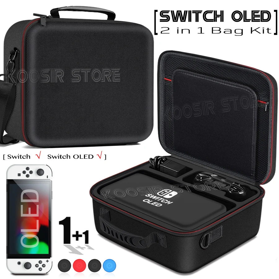 New Deluxe Carrying Storage Case For Nintendo Switch OLED Console ...