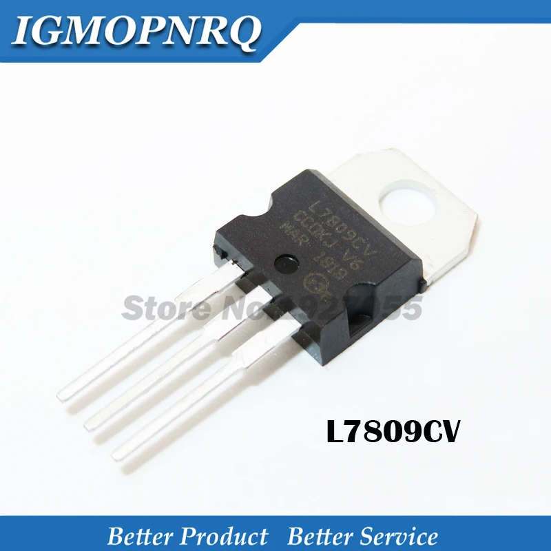 10PCS L7809CV TO220 L7809 TO-220 7809 LM7809 MC7809 7808CV new and IC ...