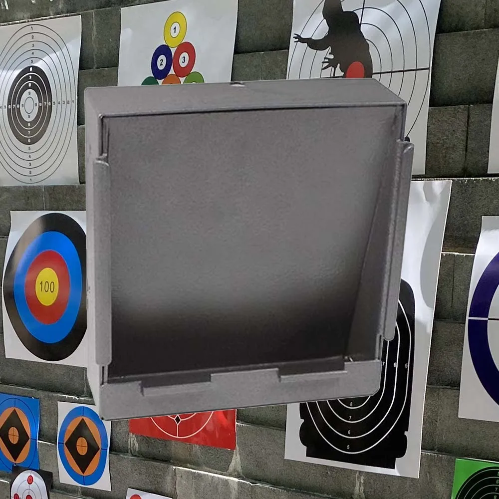 Black-Narrow-edge-Square-Pellet-Trap-with-Bevelding-Backstop-and-20 ...