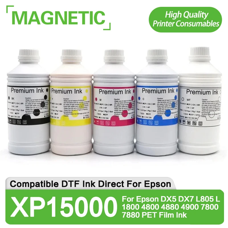 1000ML-XP15000-DTF-Ink-Direct-Dtf-Transfer-Film-Heat-Transfer-For-Epson ...