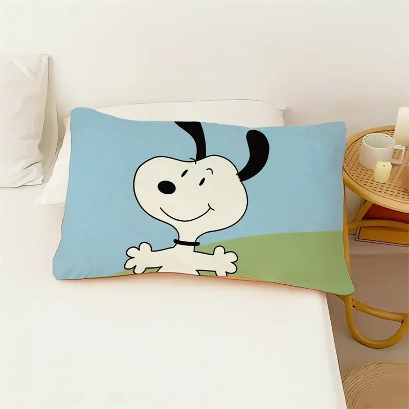 Funda de almohada de una sola cara con dibujos animados de Snoopy ...
