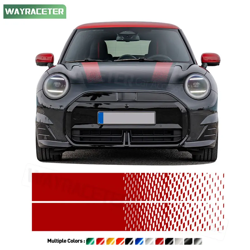 2-Pcs-Engine-Cover-Vinyl-Bonnet-Line-Hood-Stripes-Sticker-For-MINI-JCW ...