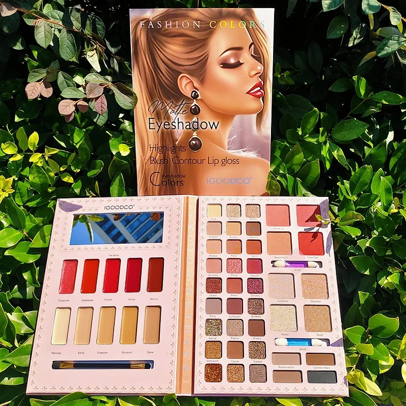 49-Colors-Matte-Big-Eyeshadow-Palette-with-Mirror-Brush-Glitter-Eye ...