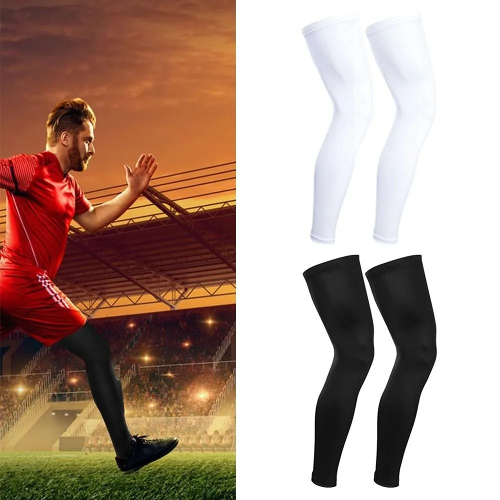 New-Ice-Silk-Legs-Sleeve-Non-Slip-UV-Protection-Compression-Sleeve ...