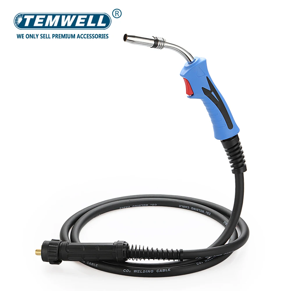 250A 24KD MIG Torch MAG Welding Gun 4M Cable Air-Cooled EU Connector ...
