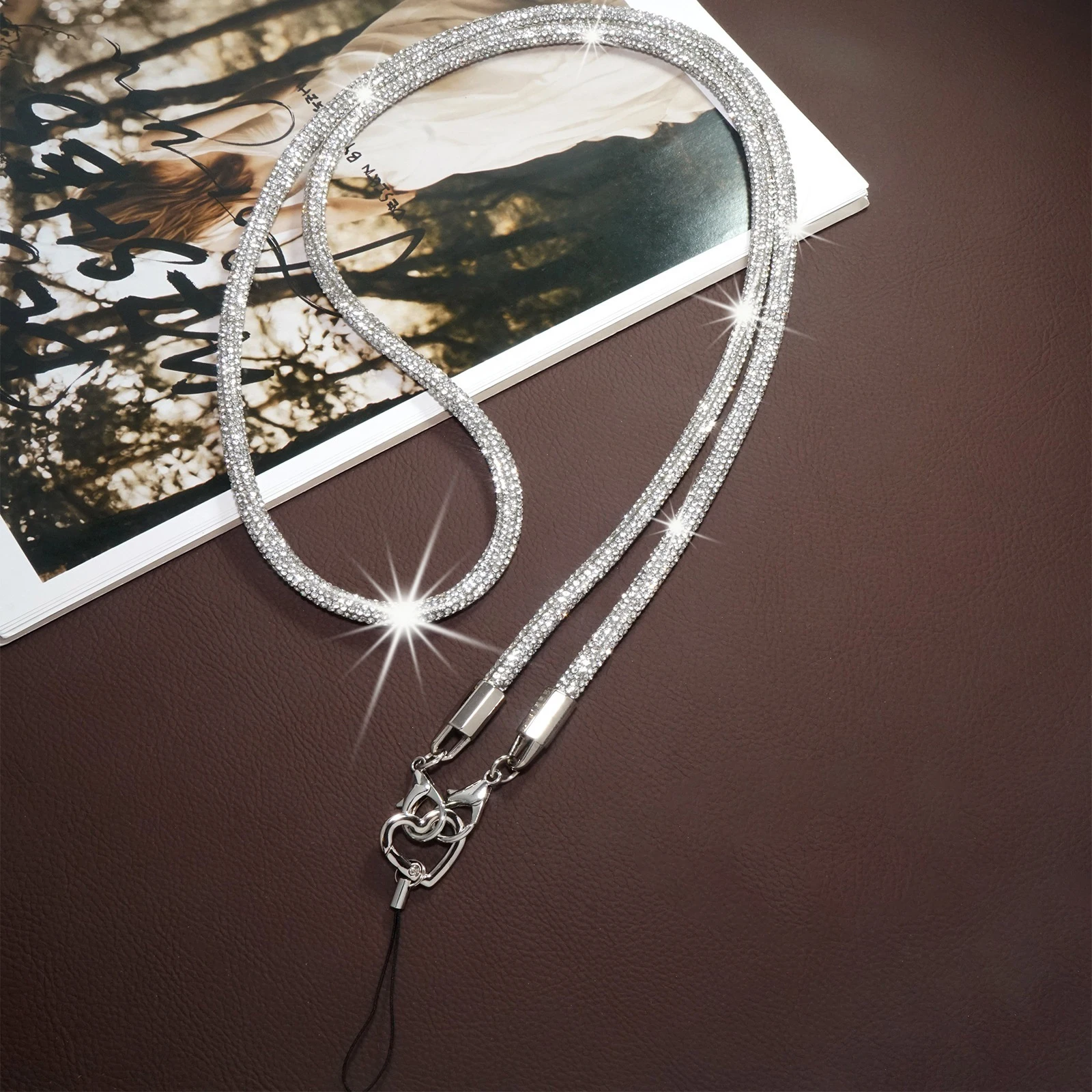 Diamond-inlaid-luxury-full-diamond-crossbody-phone-lanyard-anti-lost ...