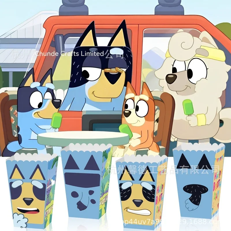 Bluey-Family-Bluey-caja-de-embalaje-de-cart-n-para-alimentos-12-piezas ...