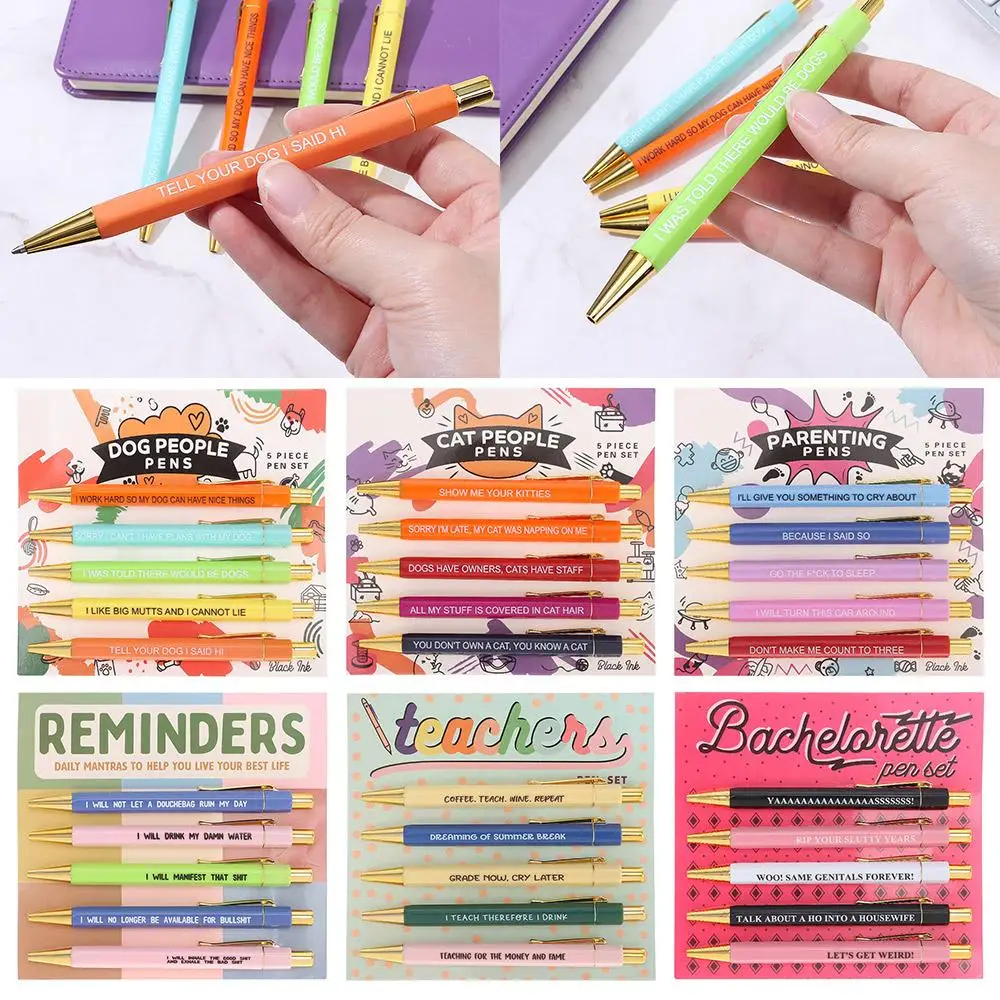 Reminder-Daily-Mantra-Pens-Daily-Reminders-Pens-Swear-Word-Daily-Pen ...