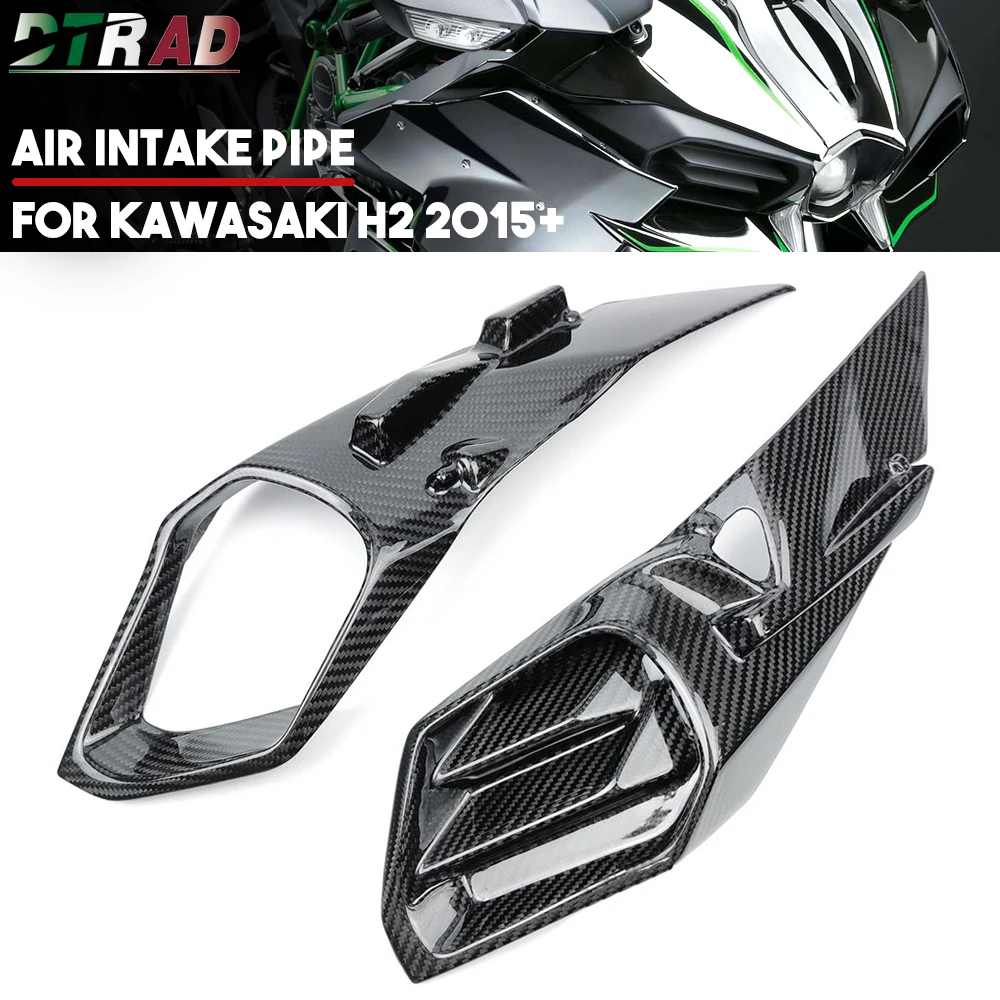 For-KAWASAKI-H2-H2R-NINJA-2015-2023-Carbon-Fiber-Motorcycle-Front-Hood ...
