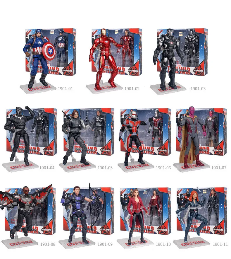 Marvel-Legends-Action-Figure-Toy-Homem-de-Ferro-Anime-Capit-o-Am-rica-M ...