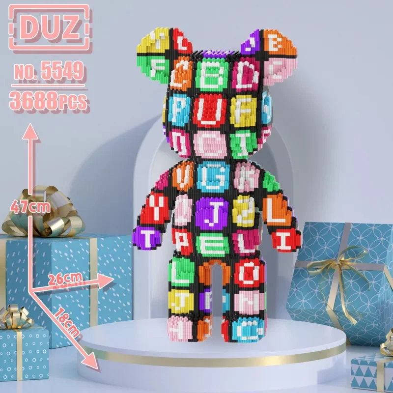 Bear-Blocks-Series-Blocks-DZ-Small-Particle-Cartoon-Splicing-Block ...