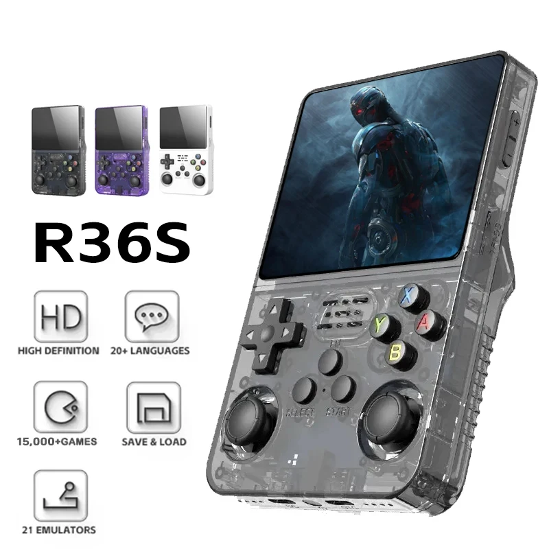 R36S-Console-de-videogame-port-til-retro-64GB-jogos-3-5-tela-IPS-Open ...