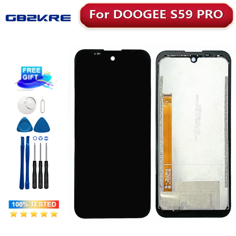 Original For DOOGEE S59 S59 Pro LCD Display Touch Screen Replacement ...