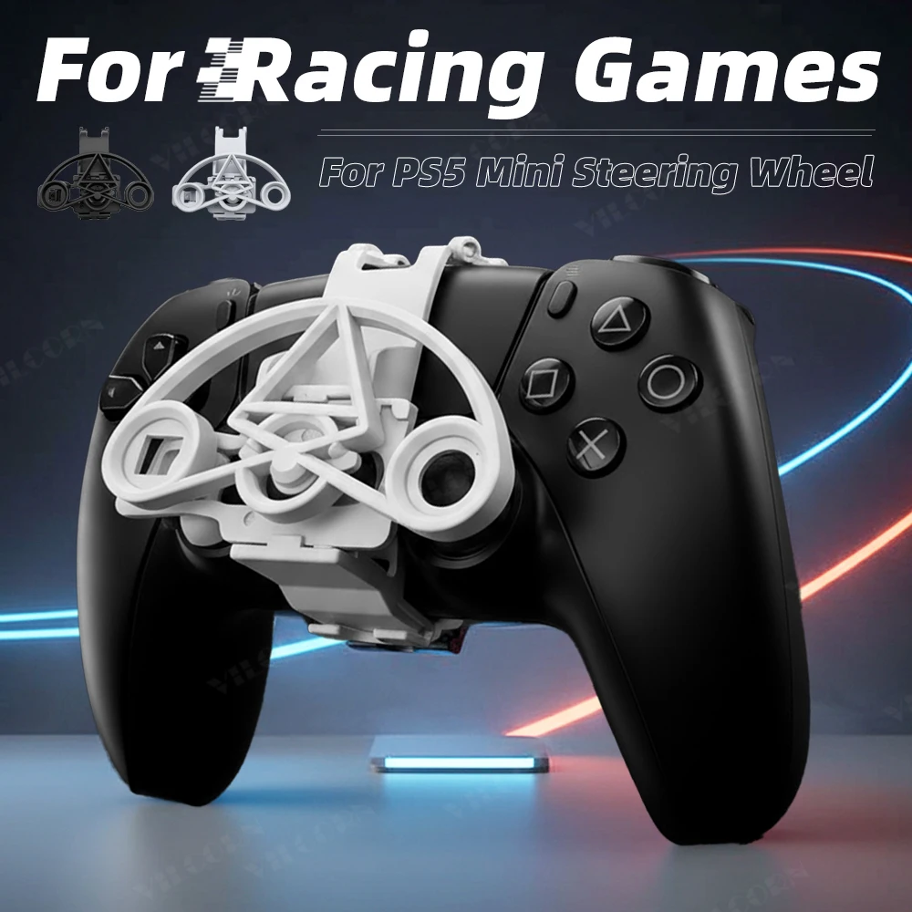 Mini Racing Steering Wheel For PS5 Controller Racing Games Replacement ...