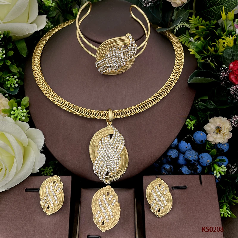 Simple Gold Jewelry Set