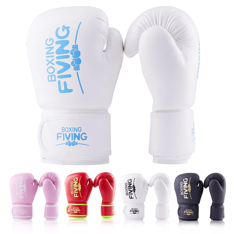 4OZ 6OZ Kids PU Kick Boxing Gloves Punching Gloves Karate Muay Thai ...