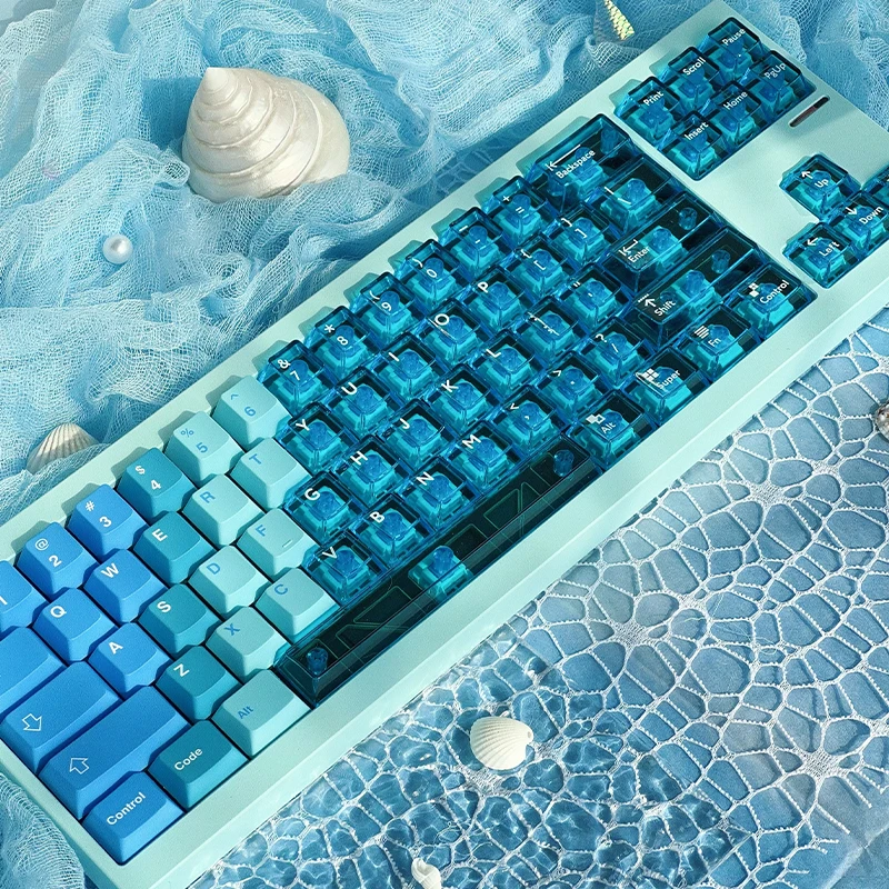 Snow Mountain keycaps Cherry Profile Dye-Sublimation UV pad print PC ...