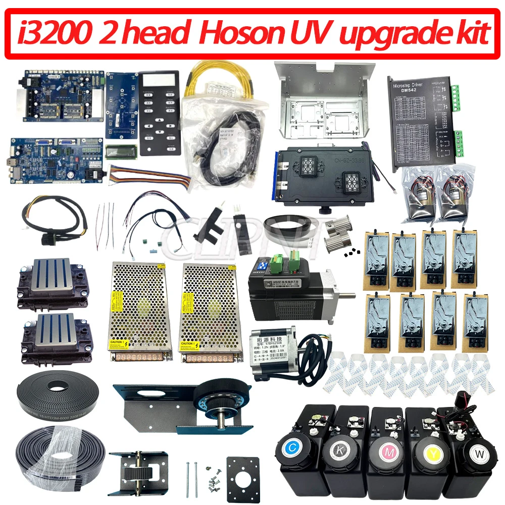 Hoson-i3200-i1600-UV-DTF-conversion-network-version-upgrade-convert-double-kit-cabezal-update ...