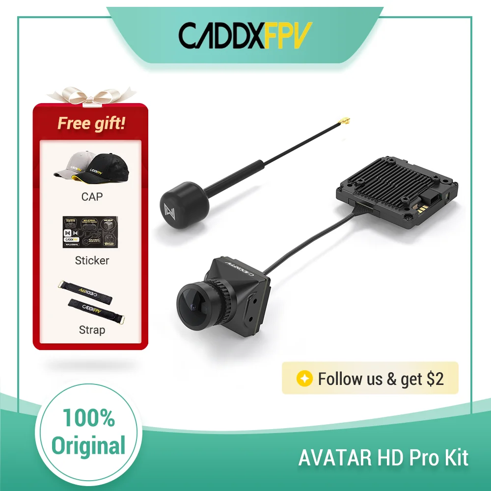 Caddx walkbow avatar HD Kit V2 HD Pro Kit กล้อง V2ด้วย gyroflow 32G ...