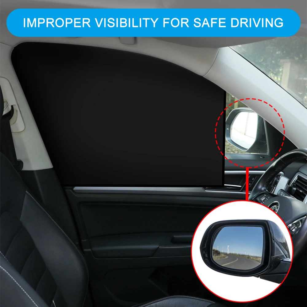 1Pcs-Magnetic-Car-Sunshade-UV-Protection-Curtains-Sun-Shield-Cover ...