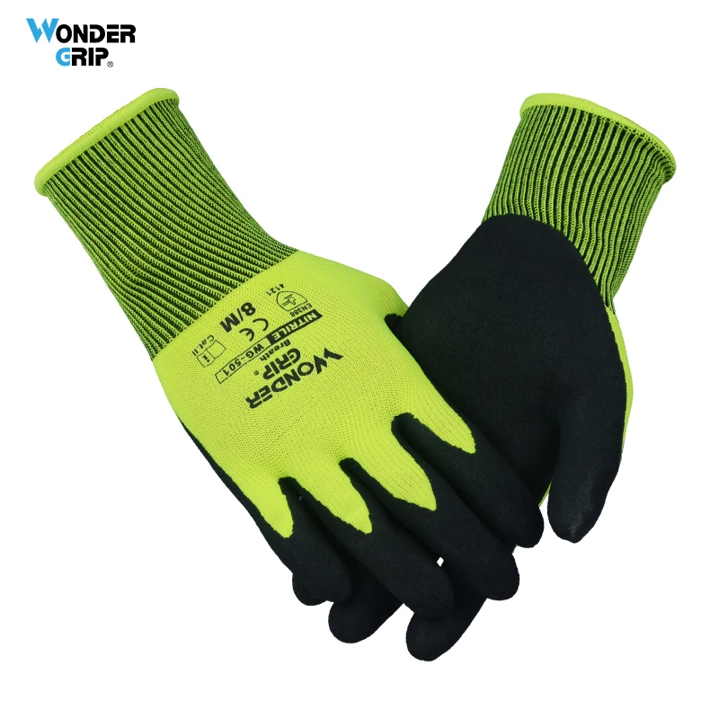 Wonder-Grip-12-Prs-Safety-Work-Gloves-w-Micro-Foam-Nitrile-Palm-Coating ...