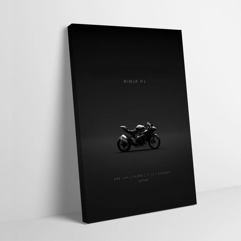 Specs Motorcycle Ninja H2 Printing Poster Customizable Pictures Wall ...