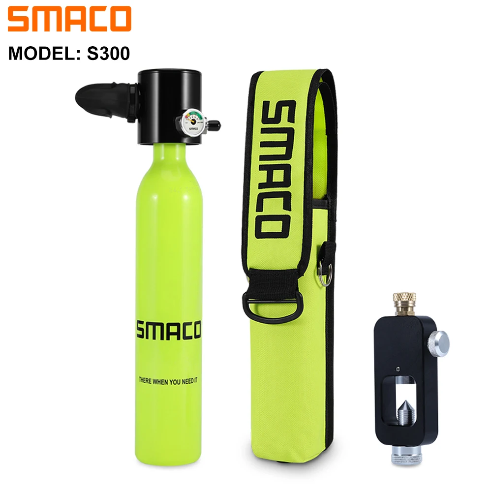 Smaco S300 0.5L Mini Scuba Tank Dive Scuba Diving Equipment Underwater ...