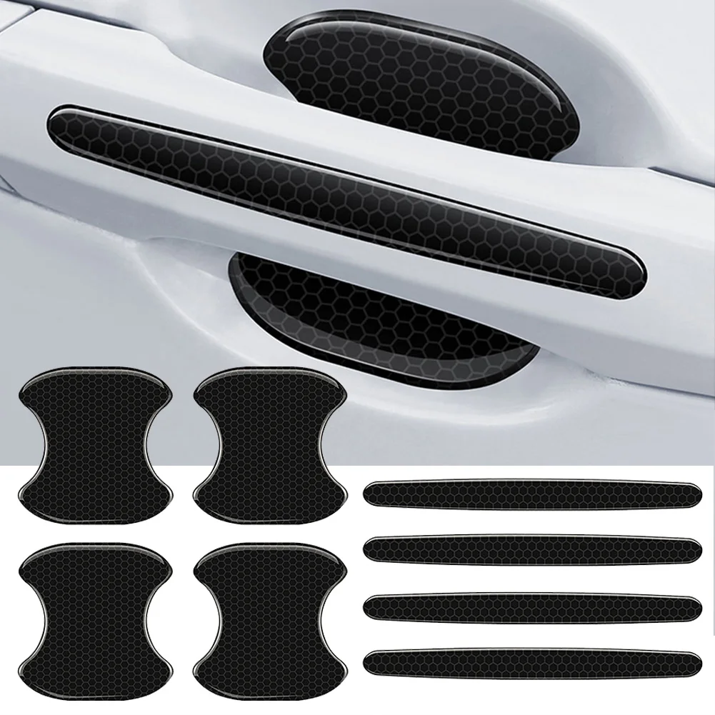 4Pcs-Car-Door-Handle-Sticker-Protective-Film-Door-Bowl-Protector-Trim ...