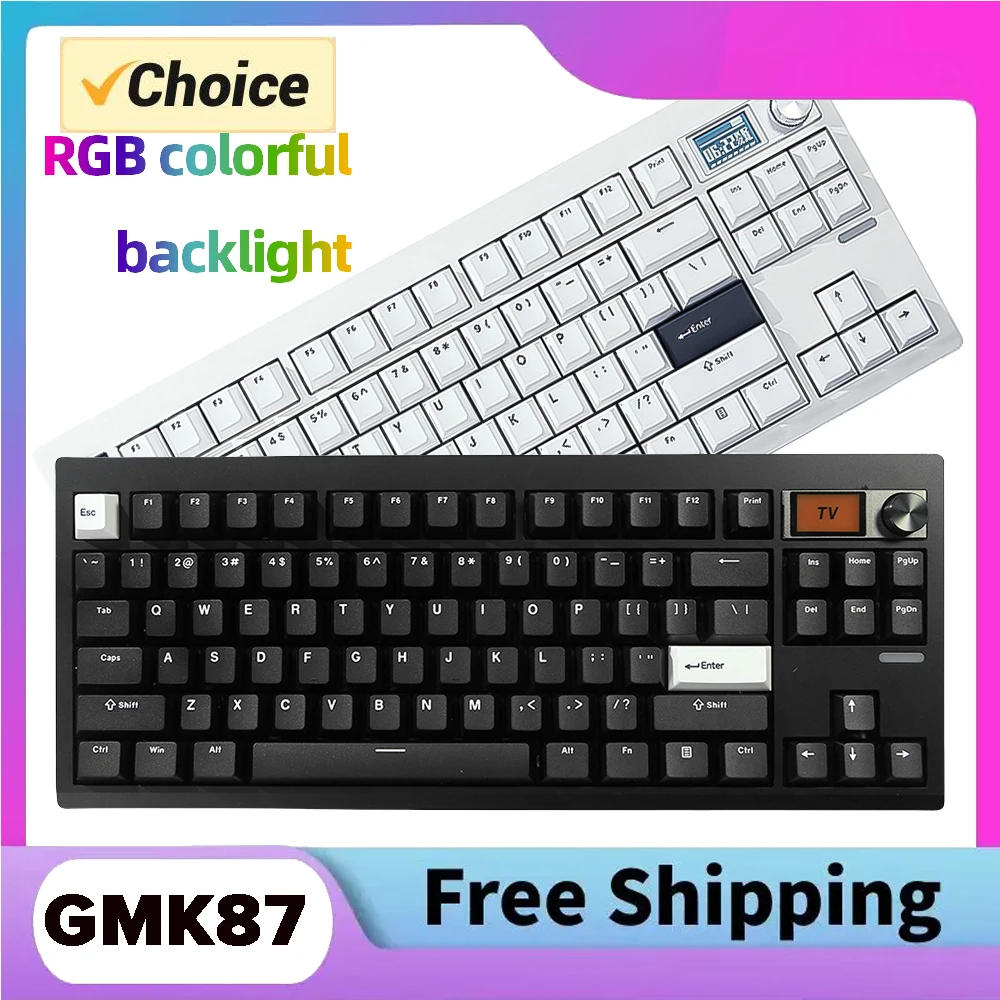 GMK87-Wireless-Hot-Swappable-Mechanical-Keyboard-RGB-Backlit-Bluetooth ...