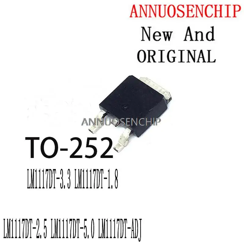 10pcs New And Original To252 Lm1117dt To-252 Lm1117-5.0 Lm1117dt-3.3 ...