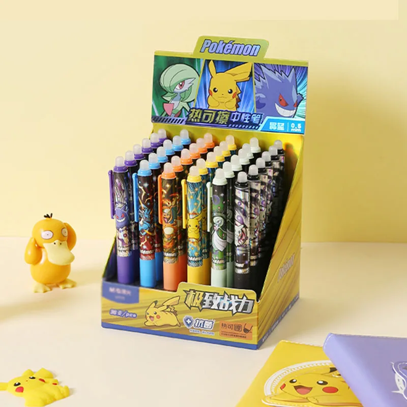 30-pcs-lot-Pokemon-Cartoon-Erasable-Gel-Pen-Cute-0-5mm-Black-Blue-Ink ...