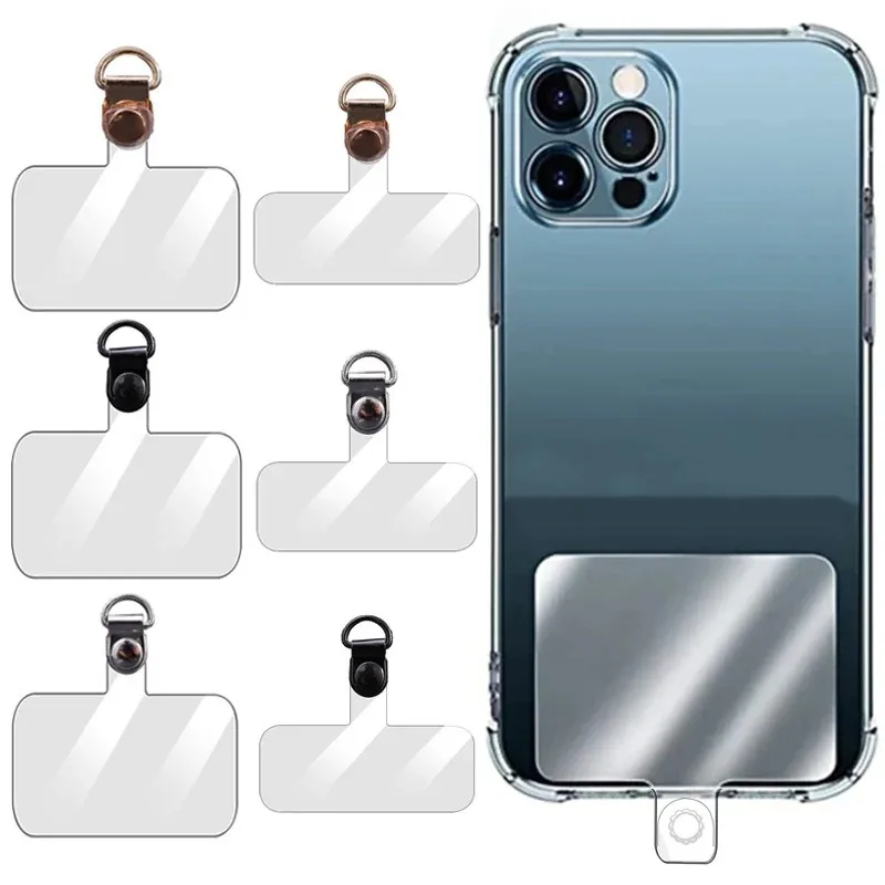 Transparent-Flexible-Phone-Lanyard-Cards-Mobile-Phone-Tether-Tabs ...