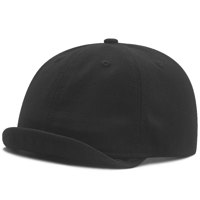 2024-New-Fashionable-Short-Brim-Men-s-Cap-Flip-Up-Short-Visor-Baseball ...