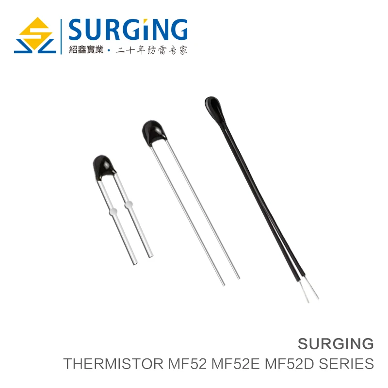 20PCS NTC Thermistor Thermal Resistor MF52 NTC-MF52AT 1K 2K 3K 4.7K 5K ...