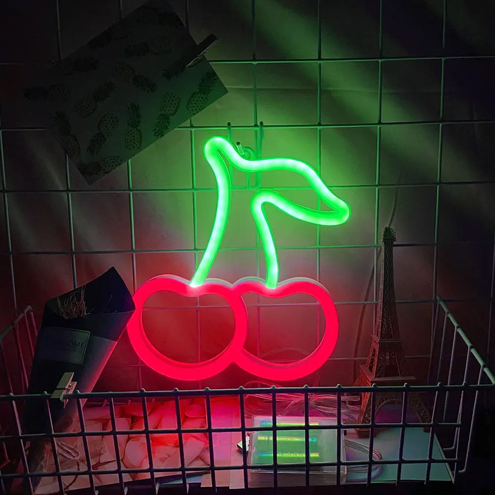 Cherry-Neon-Lamp-LED-Neon-Signs-Lamp-USB-and-Battery-Powered-Neon-Light ...