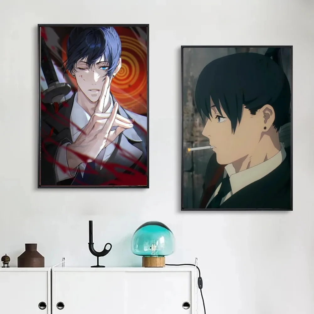 1pc Hayakawa Aki Anime Chainsaw Man Poster Poster Art Print Bar Living ...
