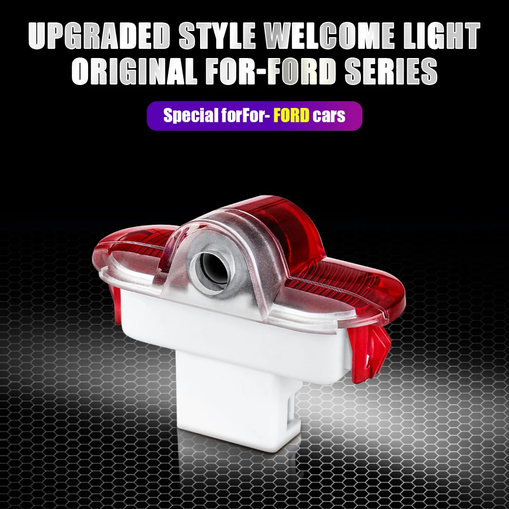 2PCS-LED-Car-Door-Badge-Projector-Welcome-Light-For-Skoda-Octavia-2-3 ...