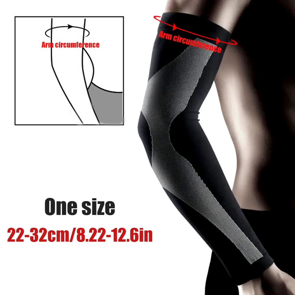 Compression bras,Manchons de bras de sport anti-UV,protection solaire ...
