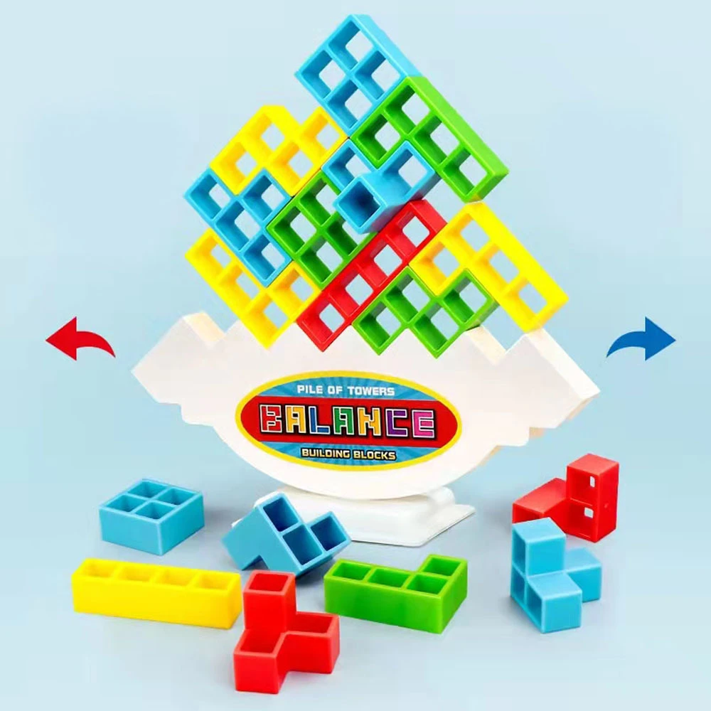 Tetris Balance Tetra Tower Game Tetris Tower Puzzle Board Game Kids