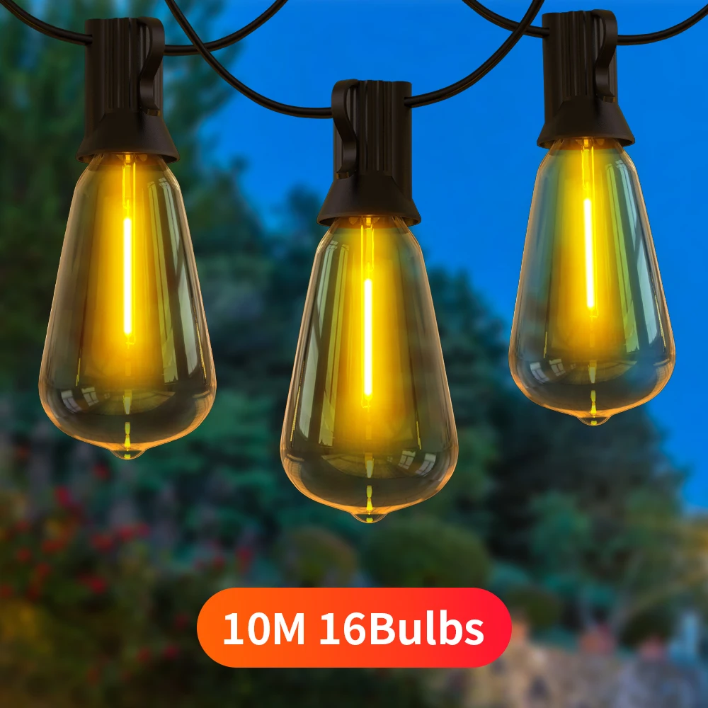 24M-ST38-LED-String-Light-Outdoor-Lights-Garden-Globe-LED-Garlands ...