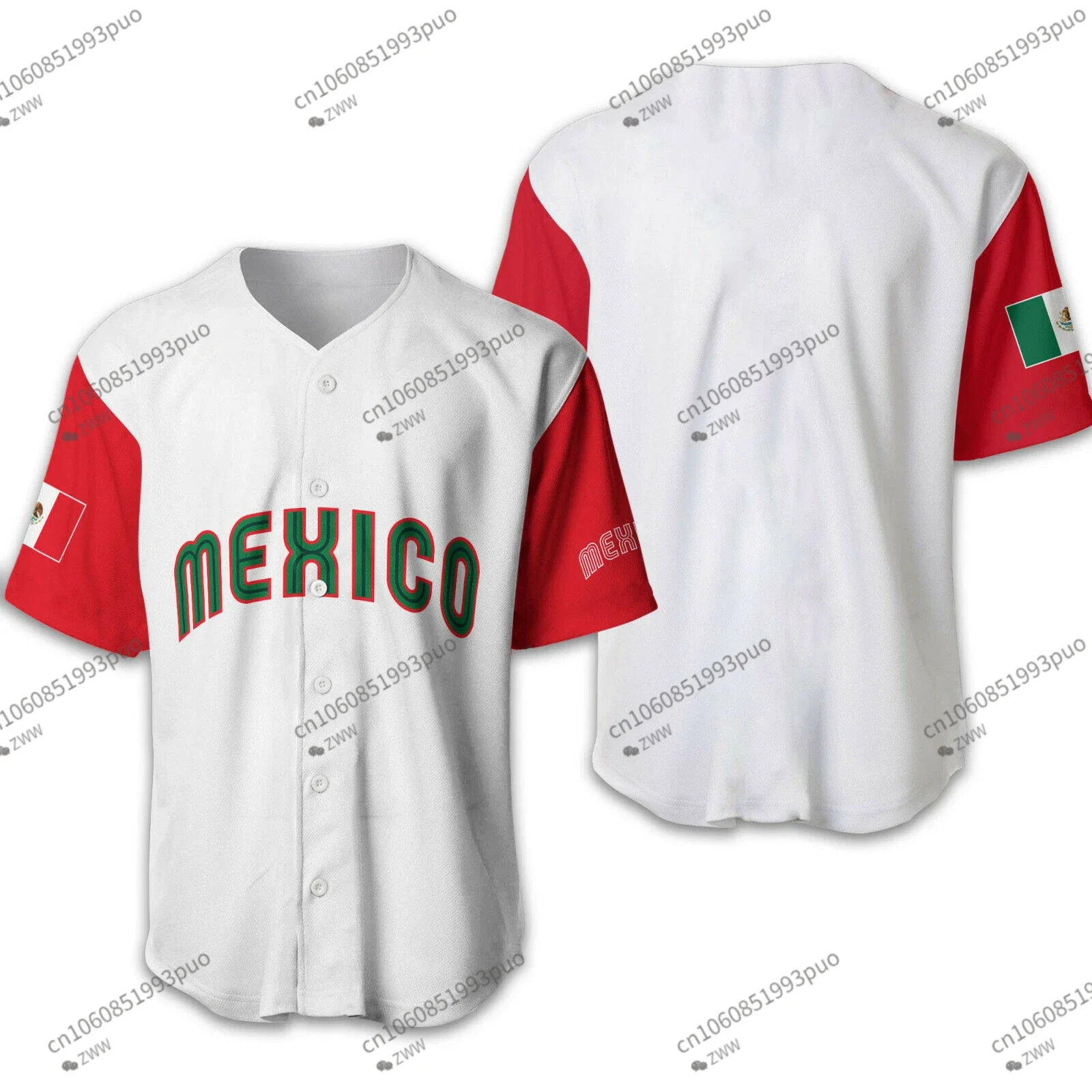 Cosmos-Mexico-Camiseta-de-b-isbol-con-nombre-personalizado-camiseta-de-verano-nueva-moda-3D ...