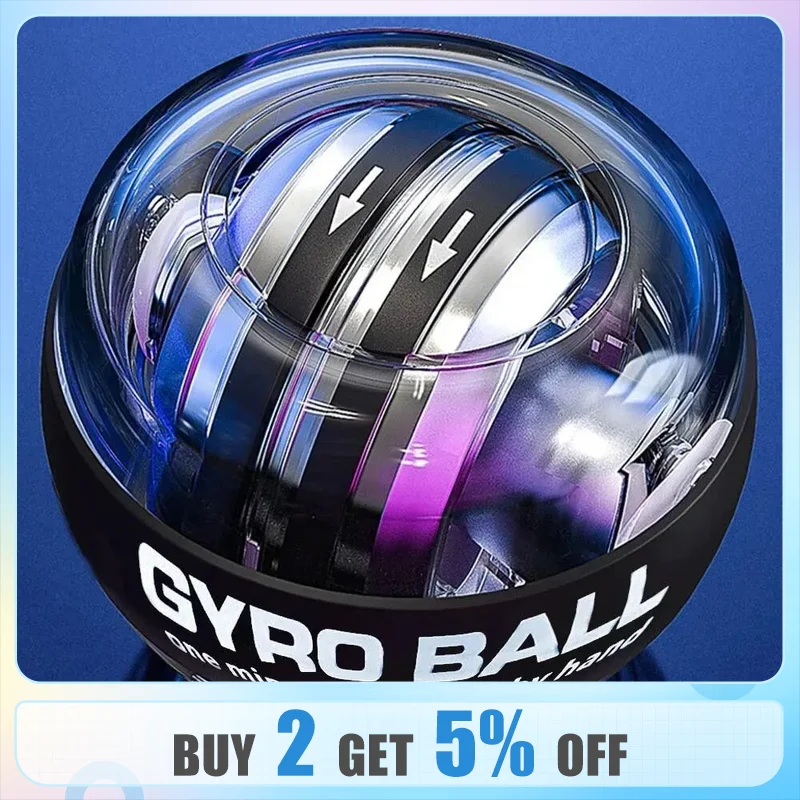 LED-Wrist-Trainer-Ball-Powerball-Auto-Start-Gyroscopic-Arm-Hand-Forearm ...