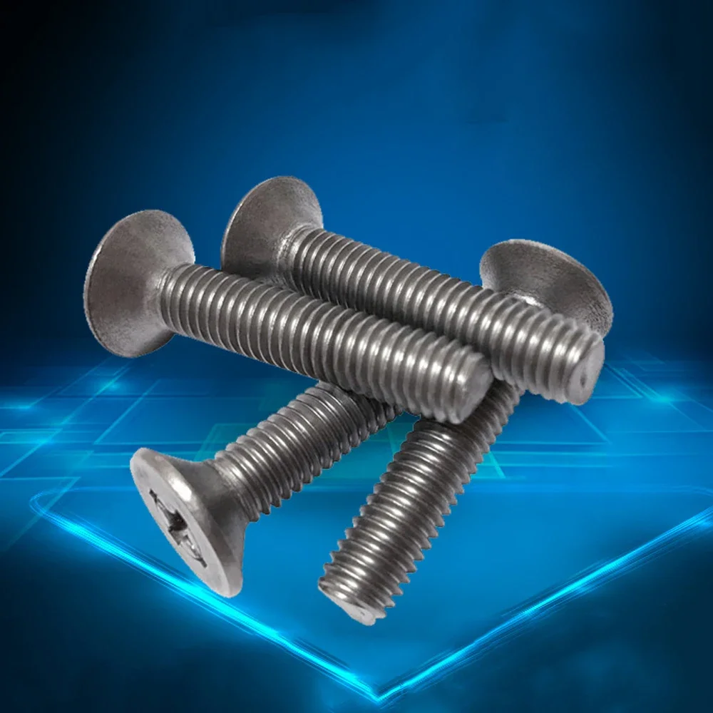 M3-4-5-6-TA2-GR2-Ti-Titanium-Flat-Head-Cross-Recessed-Screw-Bolts-10 ...