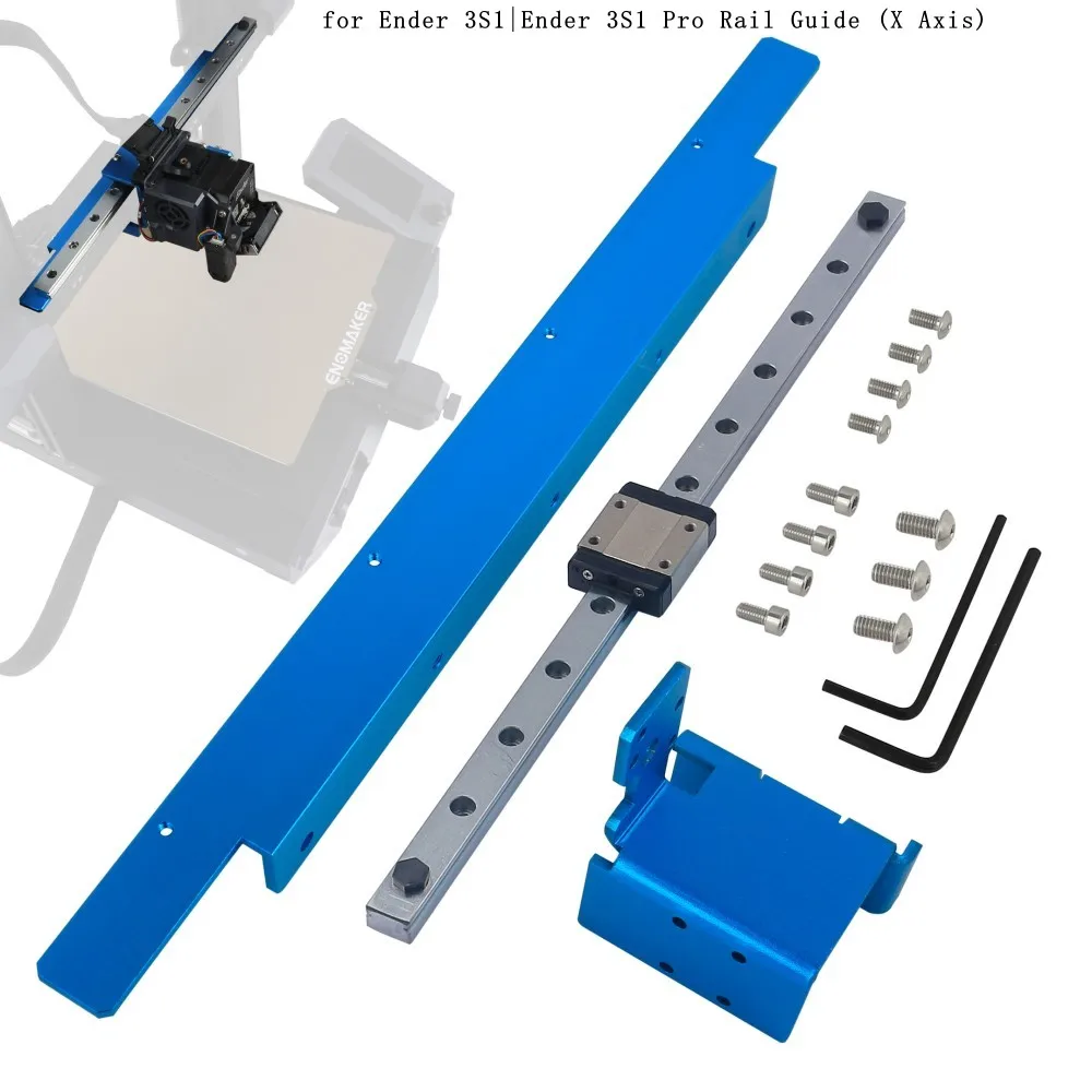 3D Printer Part High Precision Upgrade Linear Rail Kit Y-Axis X Axis Linear Guide Kit for ...