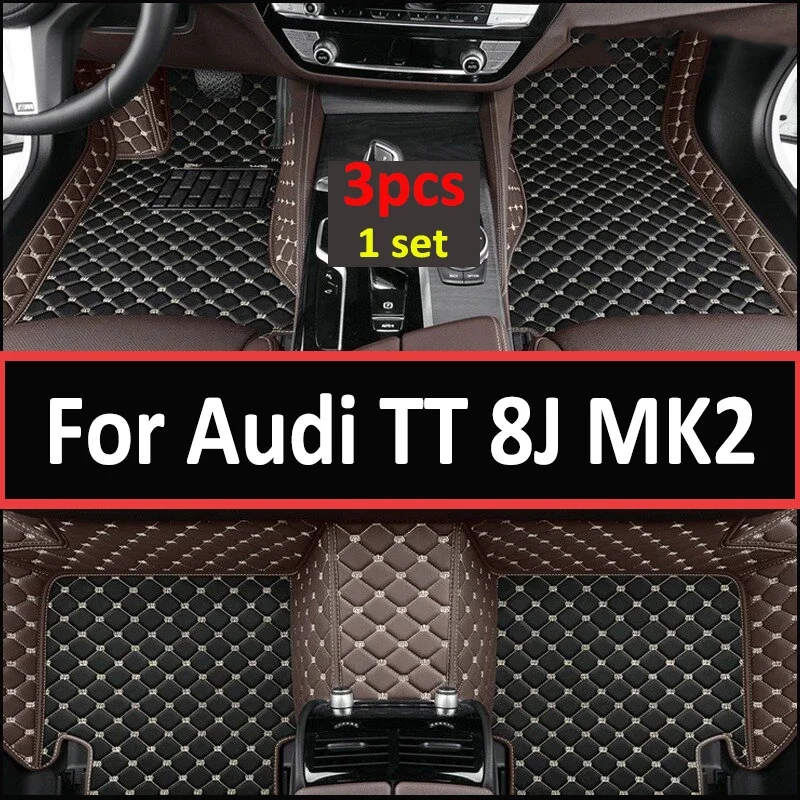 Car-Floor-Mats-For-Audi-TT-8J-MK2-2007-2014-Luxury-Leather-Mat-Auto ...