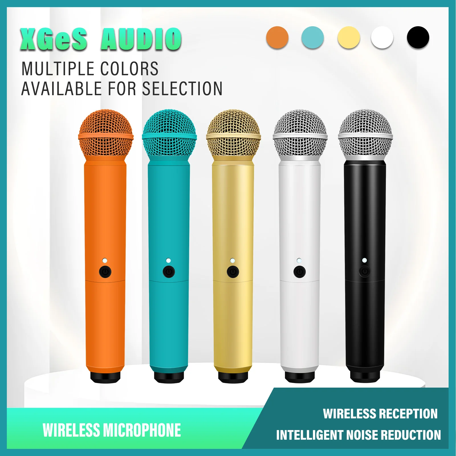 Din-mico-Handheld-Microfone-Sem-Fio-Canto-Dom-stico-Performance-de ...