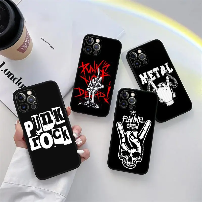 Capa-para-Celular-Cool-Punk-Capa-TPU-Macia-iPhone-11-15-Pro-Max-14-Plus ...
