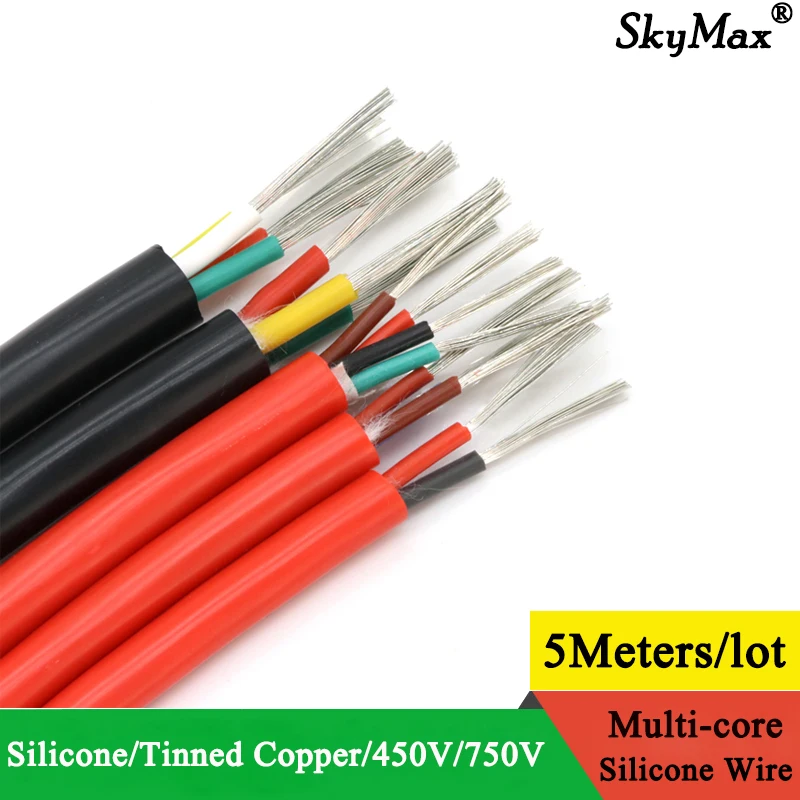 Silicone Insulated Wire | Wire High Temperature | 4core Flexible Cable ...