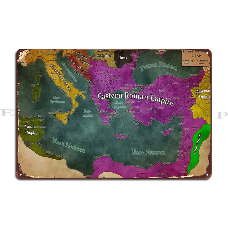 Exploring the Eastern Roman Empire Map: A Historical and Decorative Guide